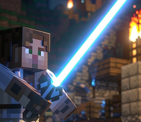 How to Make Lightsaber in Minecraft Education Edition
